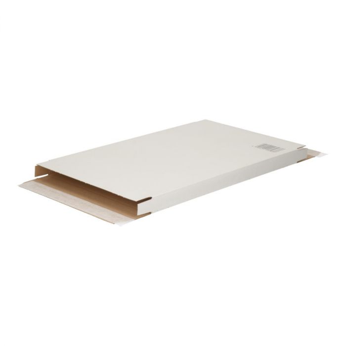 White cardboard envelope with adhesive tear-off strip (A4+) - MyParcel